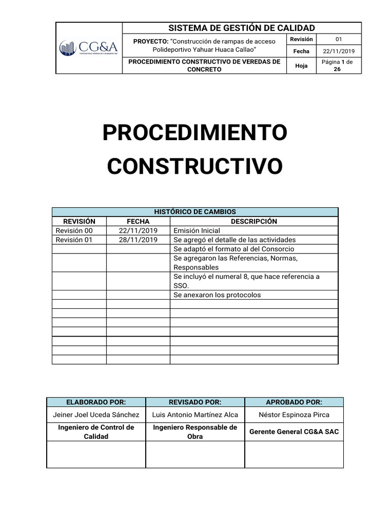 1.1 Procedimiento Constructivo Losas | PDF | Hormigón | Ingeniería