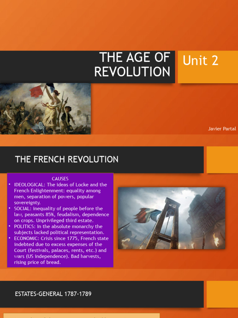 Tema 2 The Age of Revolutions | PDF | Reign Of Terror | Maximilien ...