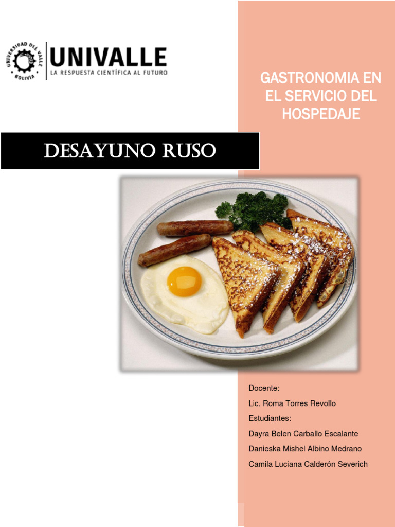 Desayuno Típico Ruso: Kasha y Más | PDF | Panes | Té