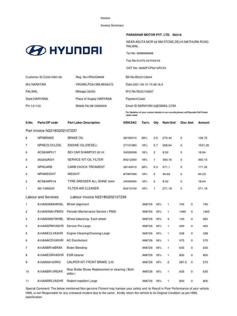 Invoice | PDF | Invoice | Vehicle Technology