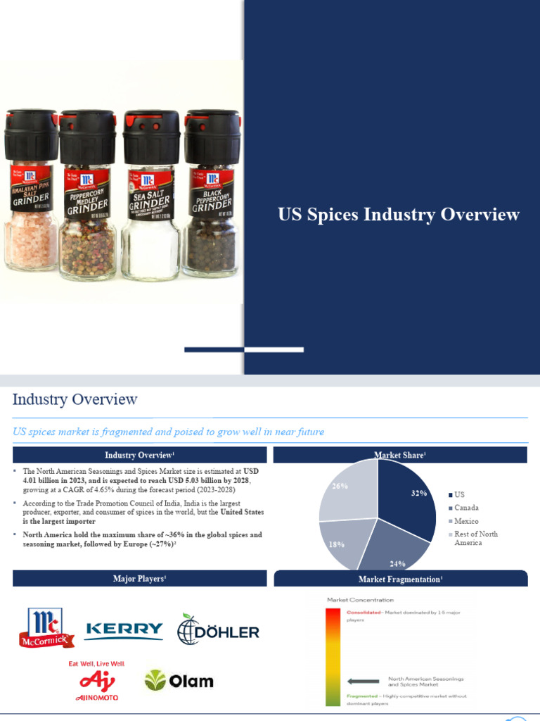 Industry Profile Spices | PDF | Spice | Eating Behaviors Of Humans