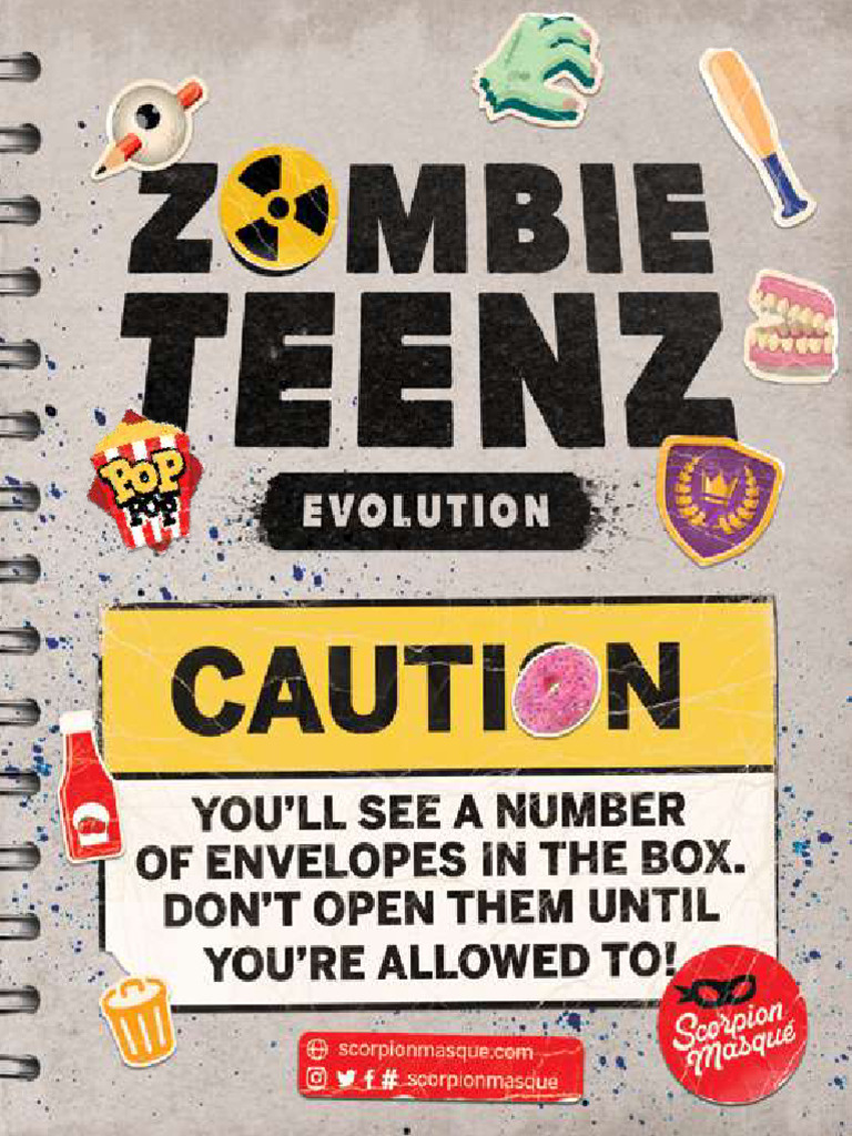 4c Zombie Teenz Evolution Rulebook | PDF