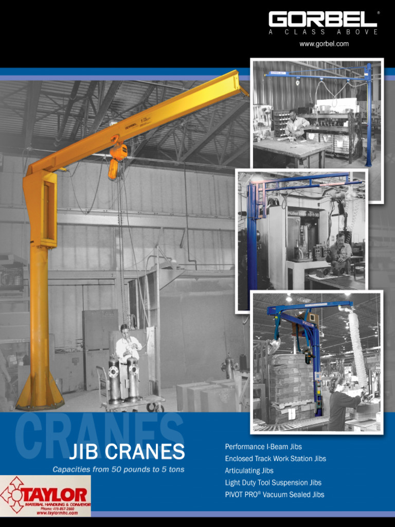 Gorbel Jib Crane 1 | PDF | Crane (Machine) | Manufactured Goods