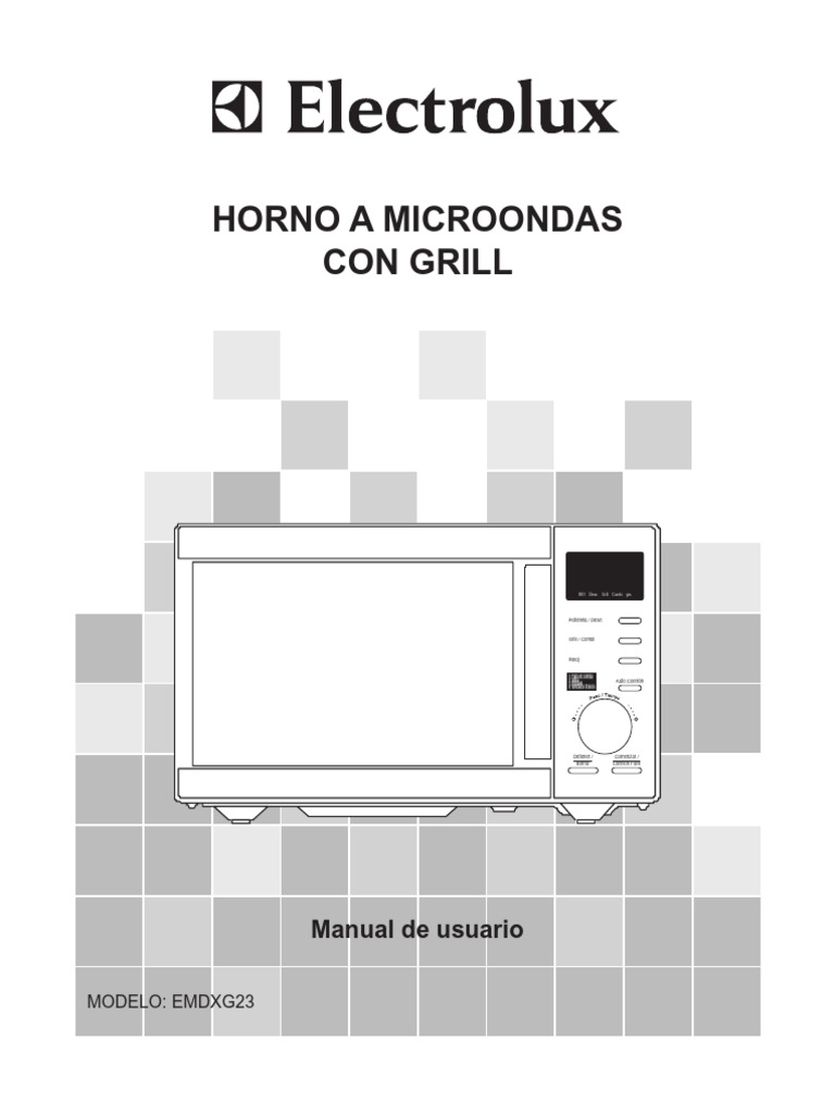 HORNO A MICROONDAS Electrolux | PDF | Cocinando | Alimentos