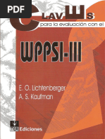 Wppsi Iii Completo | PDF | Aprendizaje | Memoria