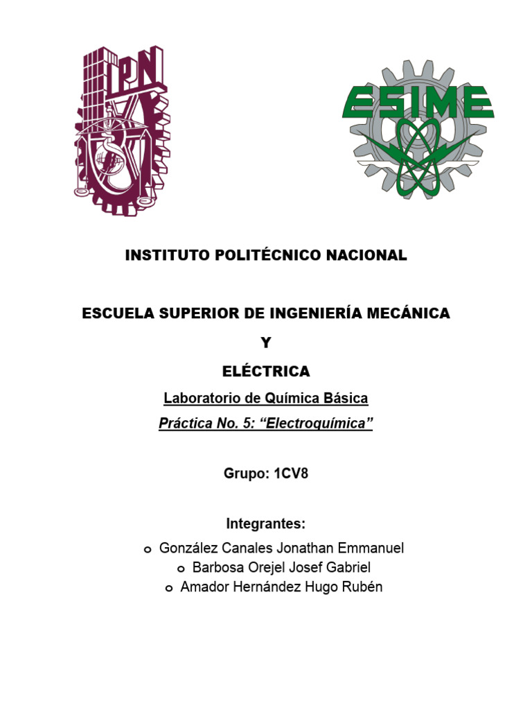 Electro Qui Mica | PDF | Electrodo | Ánodo