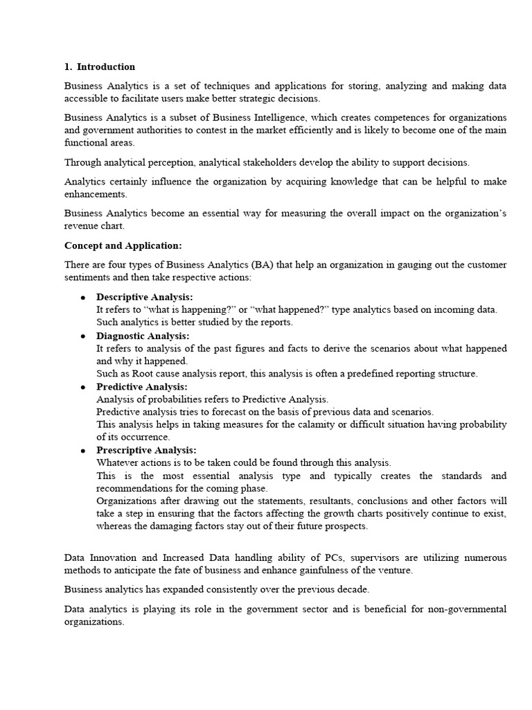 Fundamentals of Big Data & Business Analytics | PDF | Predictive Analytics | Analytics