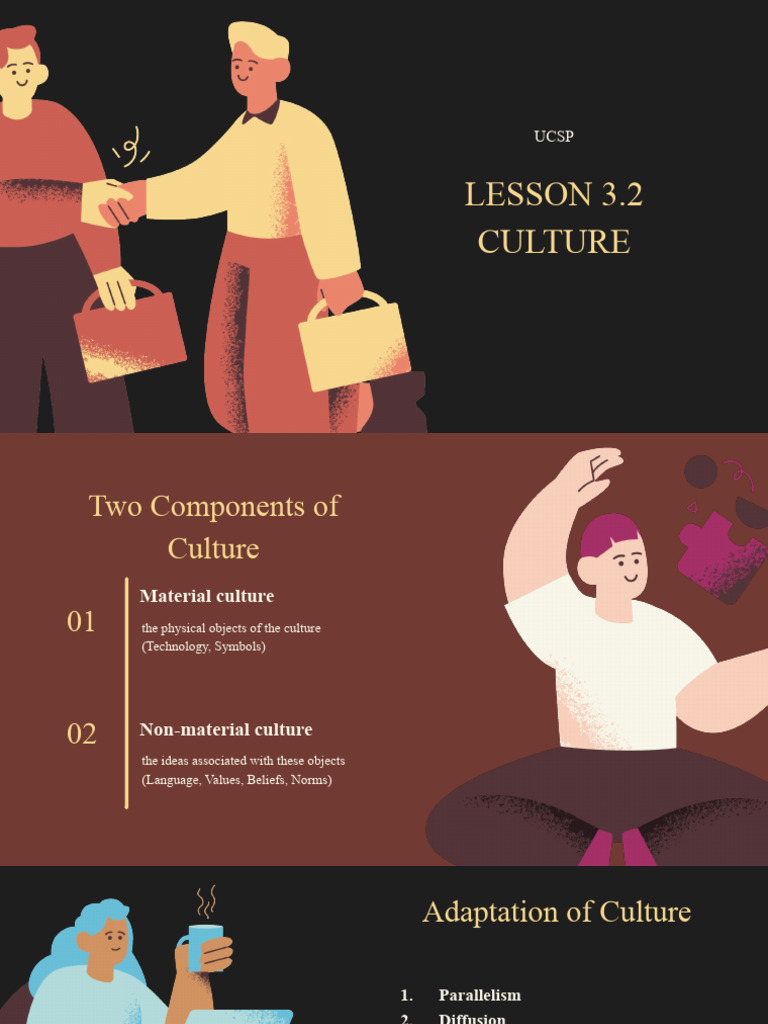 UCSP Lesson 3.2 | PDF | Cultural Assimilation | Cultural Education
