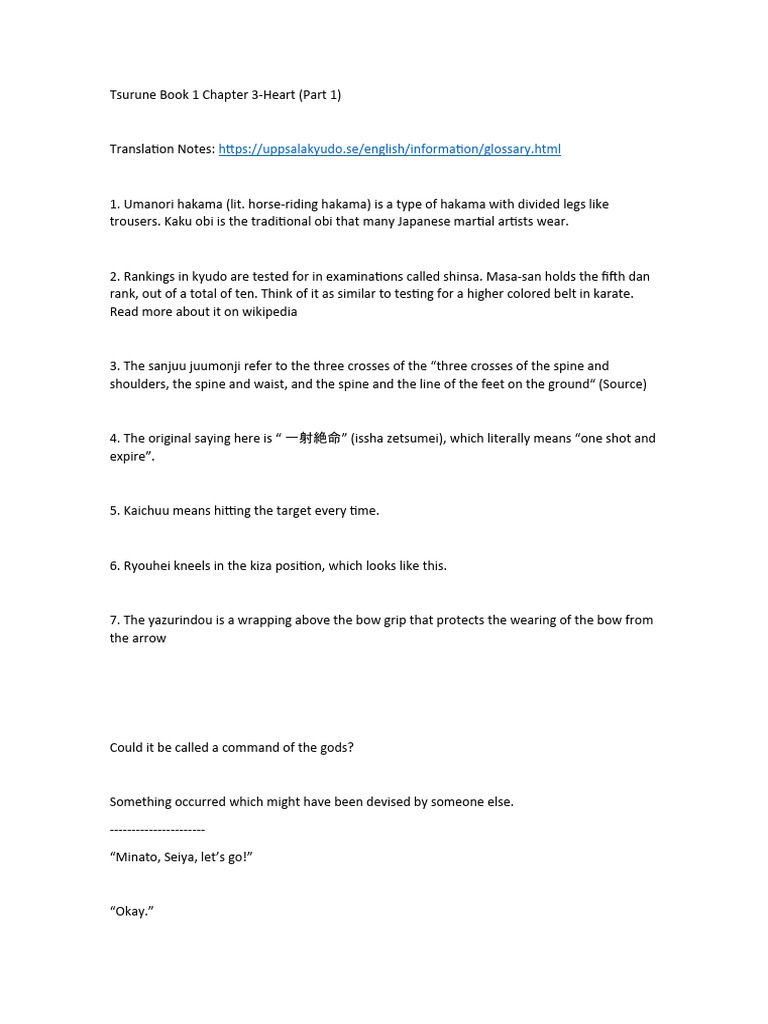 Chapter 3. Heart (心臓, Shinzou) | PDF | Arrow | Bow And Arrow