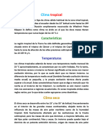 Tipos de Climas: Características y Ejemplos | PDF | Clima | Clima templado