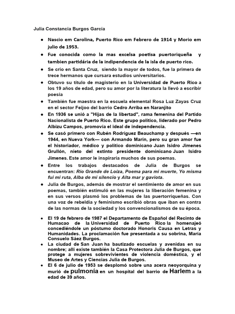 Julia Constancia Burgos García | PDF