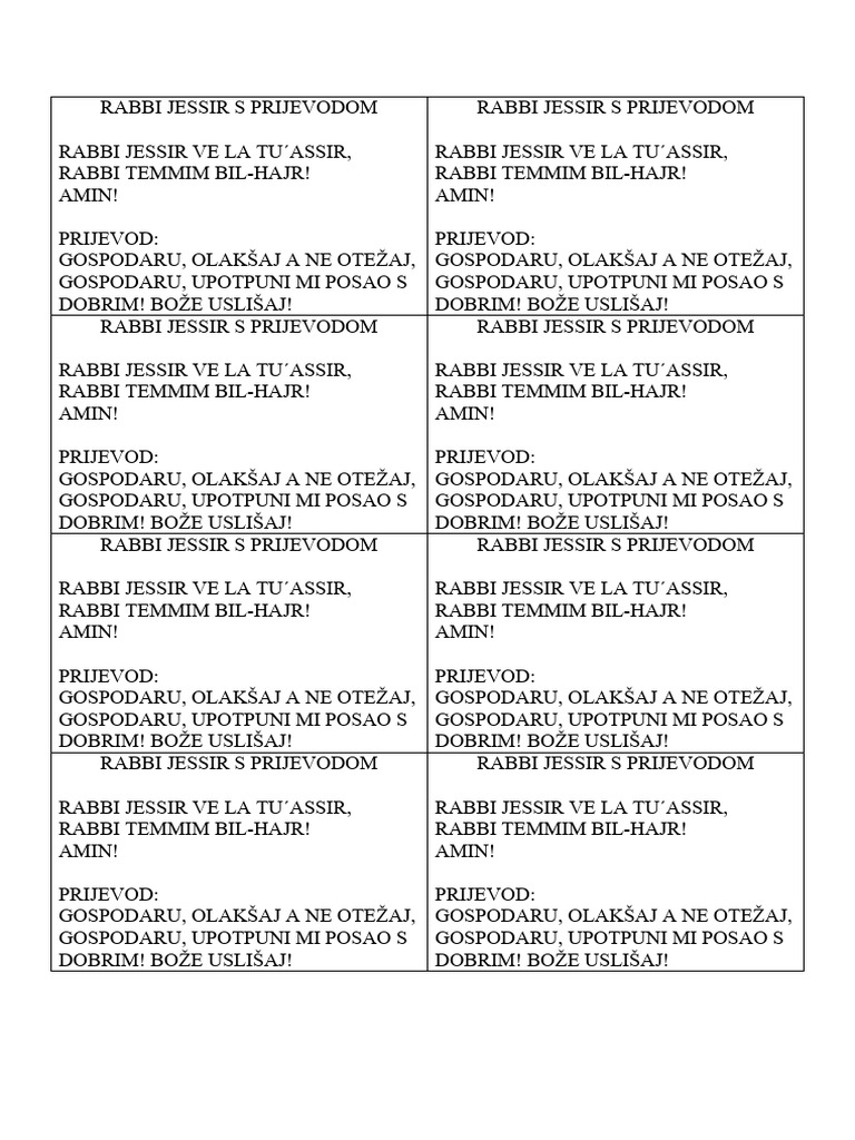 Stikeri - RABBI JESSIR S PRIEVODOM | PDF