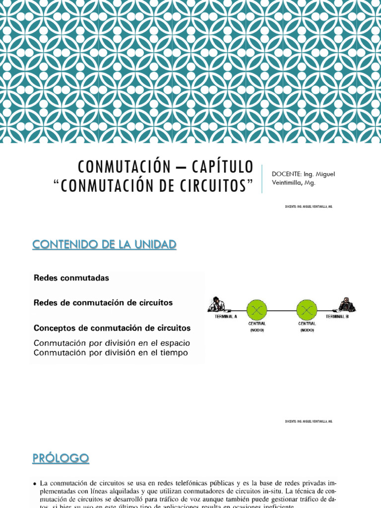 Conmutación - Conmutación de Circuitos | PDF
