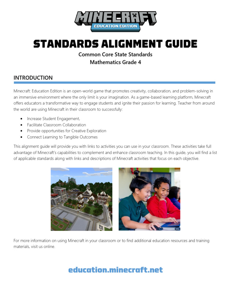 Math CC Alignment Guide Grade 4 | PDF | Numbers | Decimal