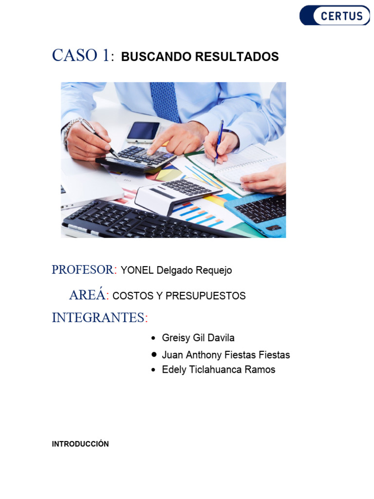 Aa1 Costos y Presupuestos | PDF | Business | Estado de resultados