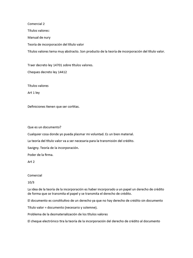 Parcial 1 | PDF | Cheque | Pagaré