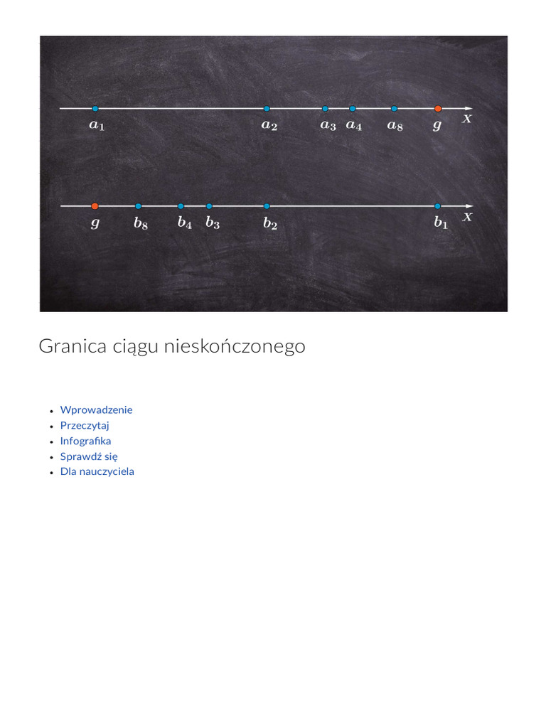 Granica Ciagu Nieskonczonego | PDF Granica Ciagu Nieskonczonego | PDF