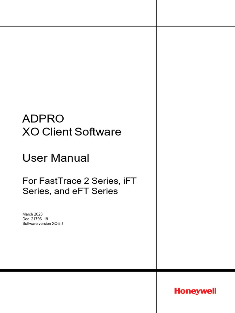19 - ADPRO XO Client Software User Guide | PDF | Trademark | Computer Network