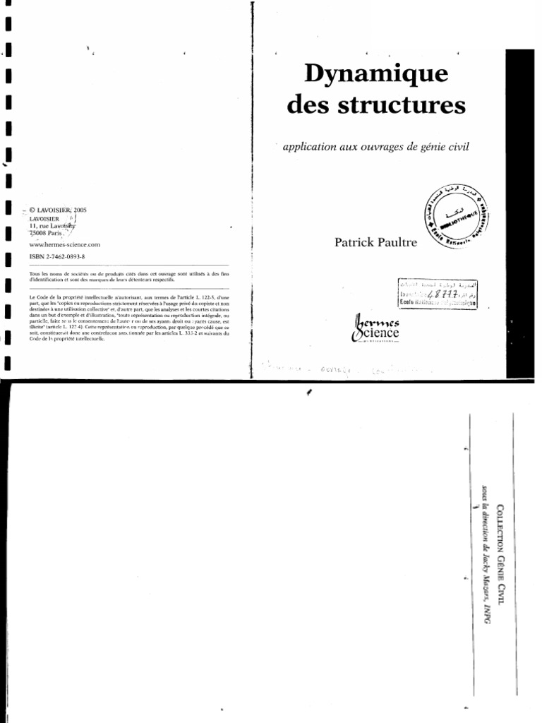 Paultre - Dynamique Des Structures | PDF