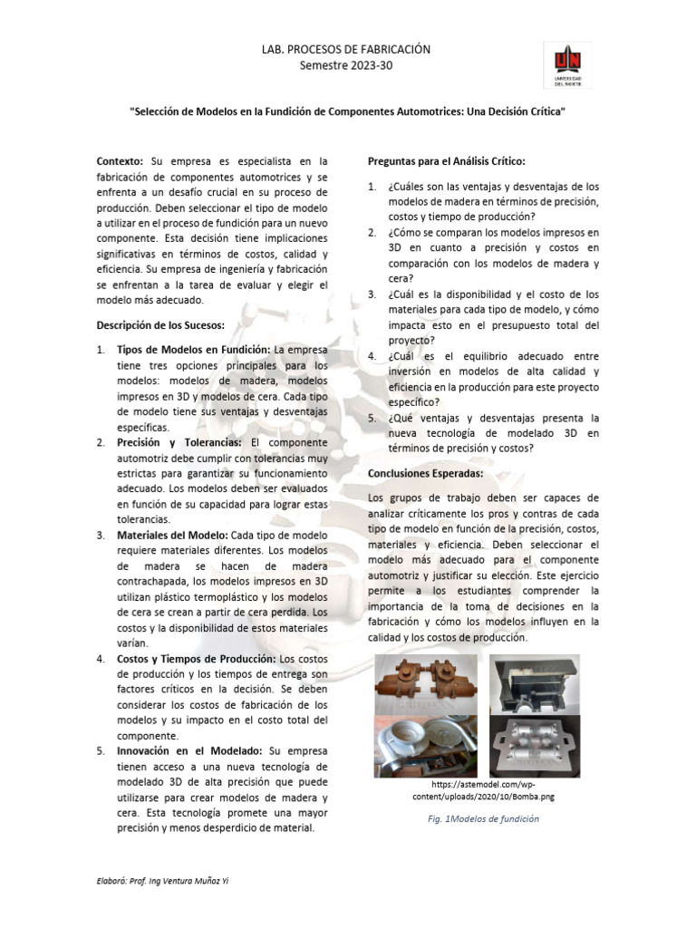 Estudio de Caso Modelo 02 | PDF | Impresión 3d | Business