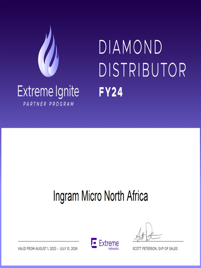 Ingram_Micro_North_Africa_Distribution-Diamond | PDF