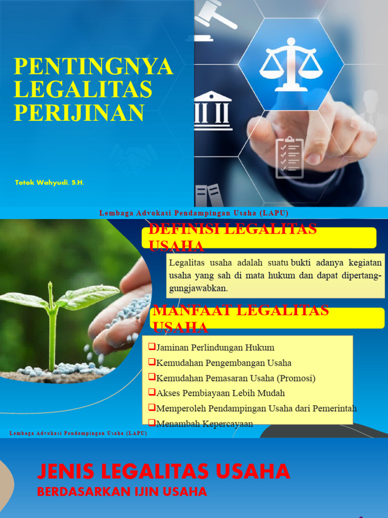 PENTINGNYA Legalitas Usaha | PDF