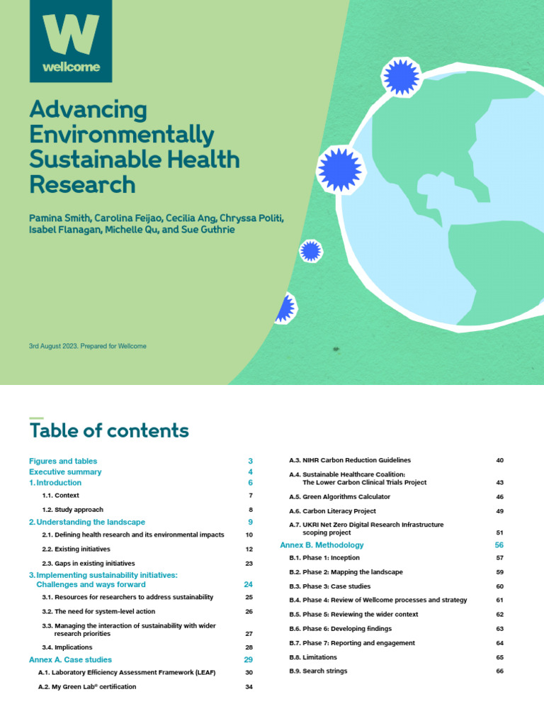 Research Sustainability Report RAND Europe August 2023 | Download Free ...