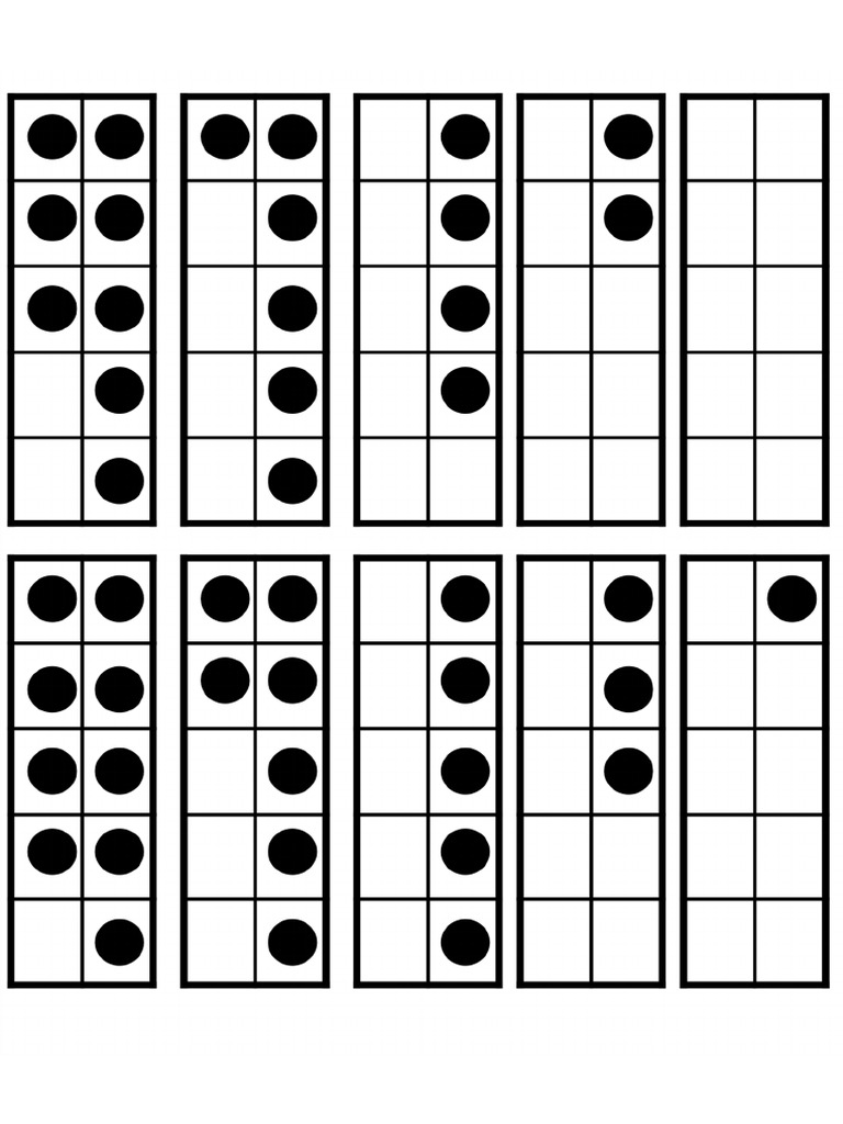 Item 5b - Ten Frames Dot Filled in | PDF