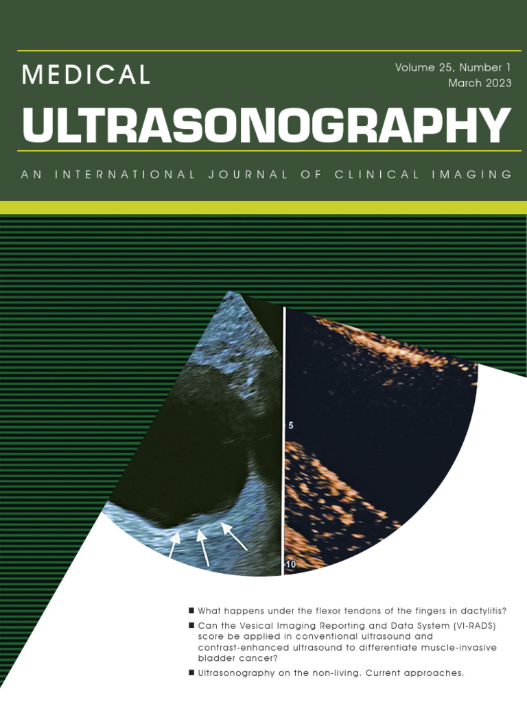 Medical Ultrasonography Journal 1/2023 | Download Free PDF ...