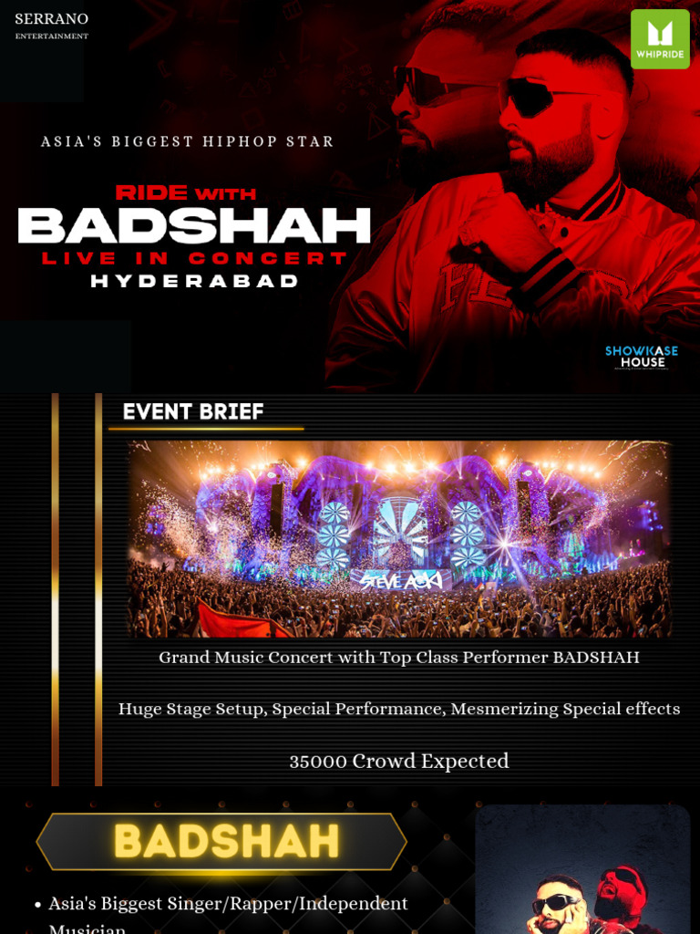 Badshah Concert - Showkase | PDF | Brand | Public Relations