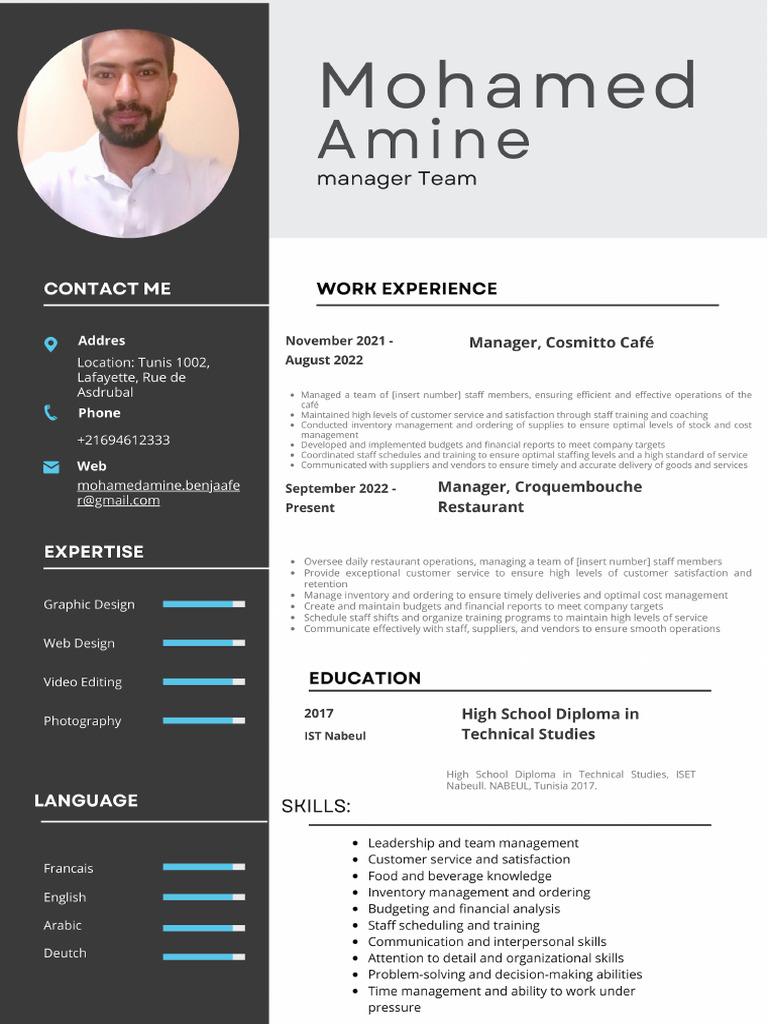Med Amine CV | PDF