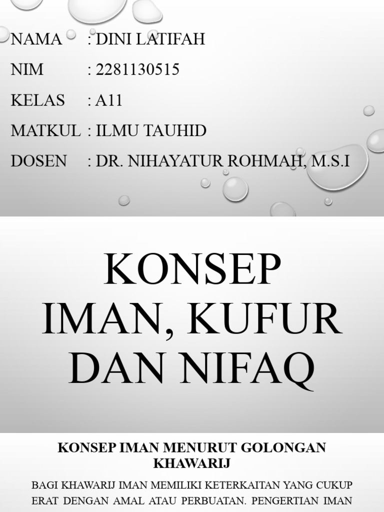Konsep Iman | PDF