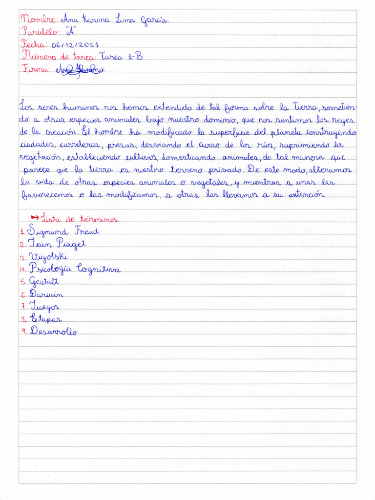 Tarea 1B. Karina Lima | PDF