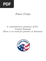 Basic Setswana Phrases Guide | PDF