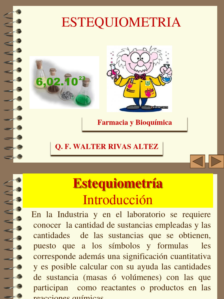 Estequiometria Pdf Estequiometría Mole Unidad