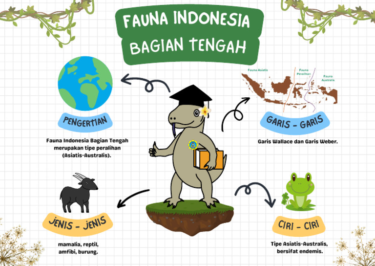Mind Map Fauna Indonesia Bagian Tengah | PDF