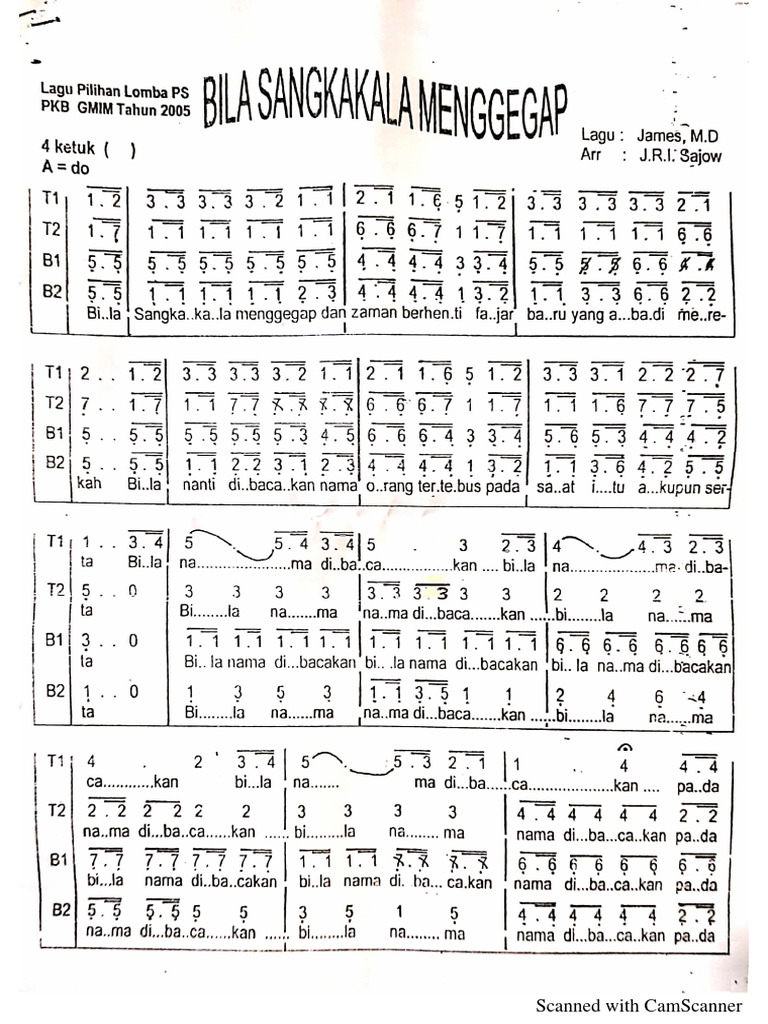 Bila Sangkakala Menggegap | PDF