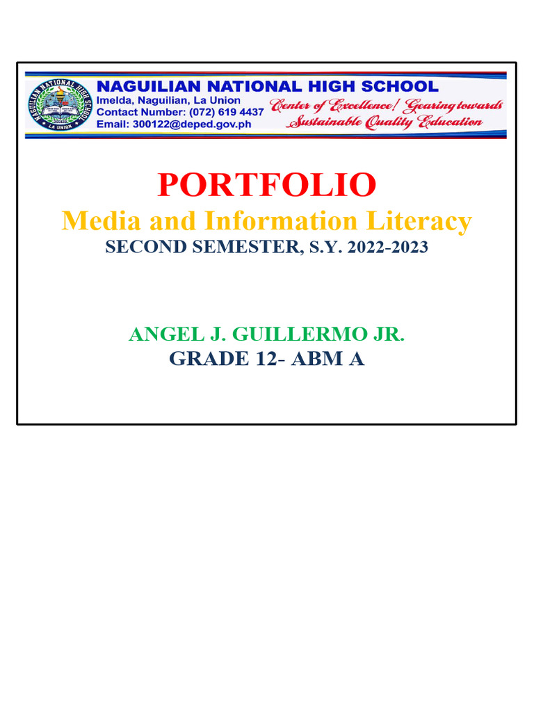 Mil Portfolio Cover | PDF