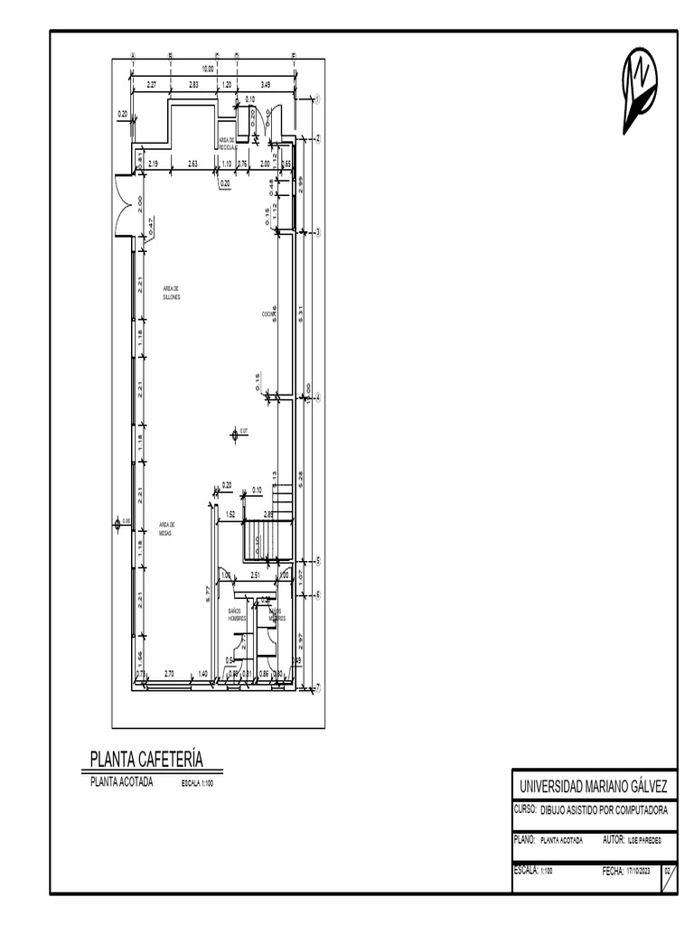 Proyecto 2 5 Planta Acotada - DAC Ilse Paredes | PDF
