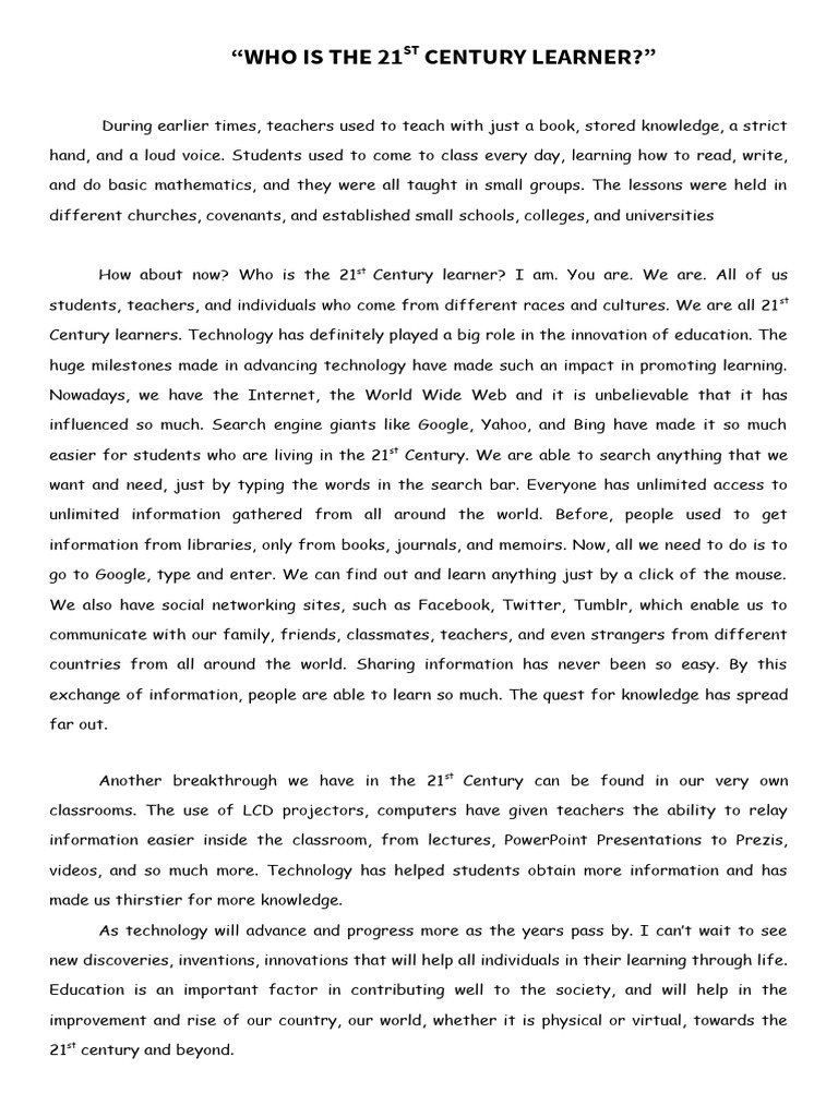 Oration Piece | PDF | Learning | Information