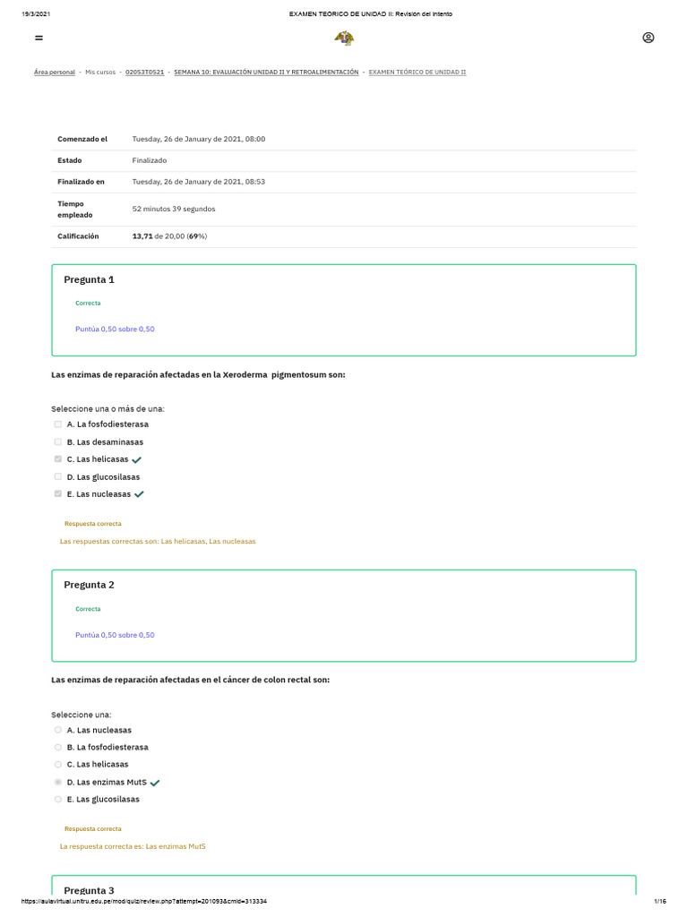 Examen Genética: Resultados y Análisis | PDF | Mutación | Enlace Genético