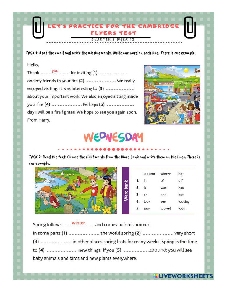 Flyers Practice | PDF