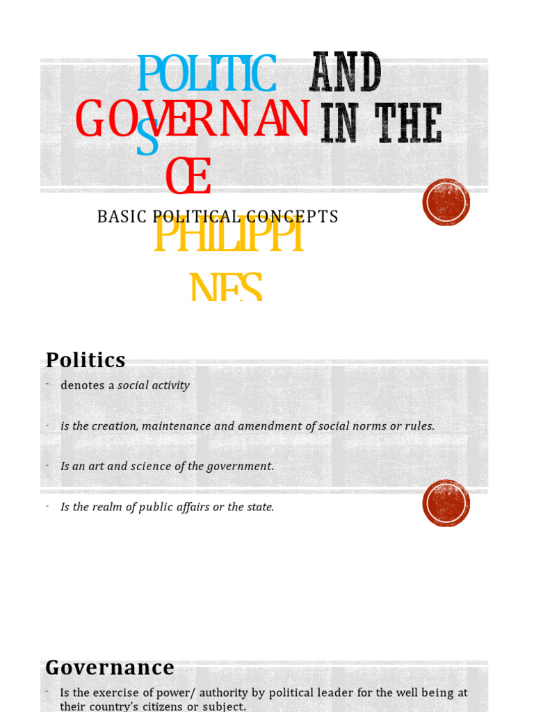 Basic Political Concept | PDF | Governance | Accountability