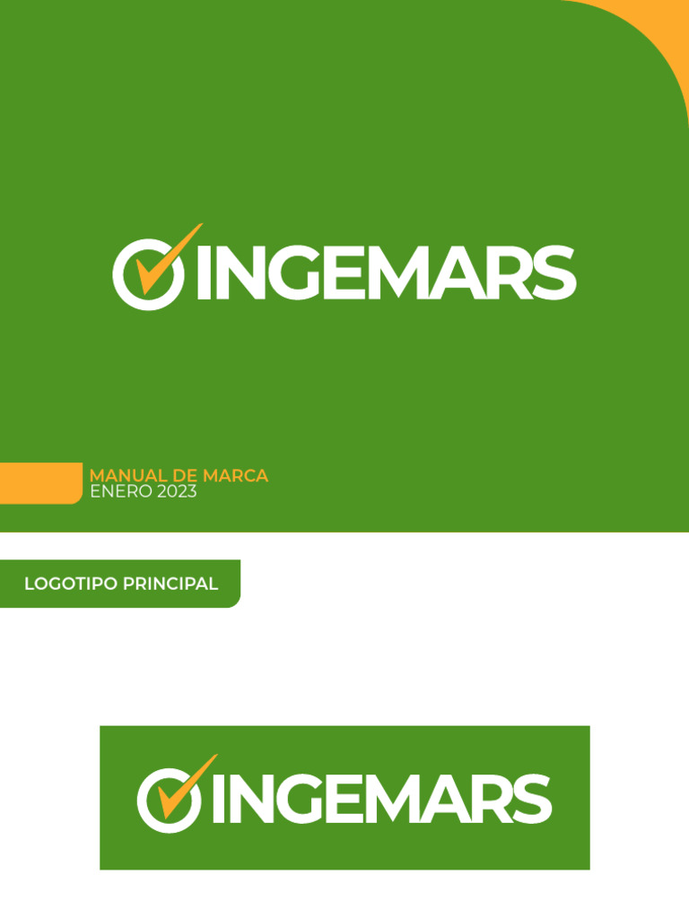 Manual de Marca Ingemars 2023 | PDF | Marca | Desarrollo sostenible