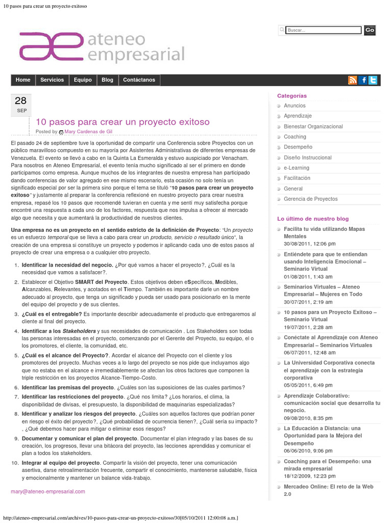 Guía para Proyectos Exitosos | PDF | Business