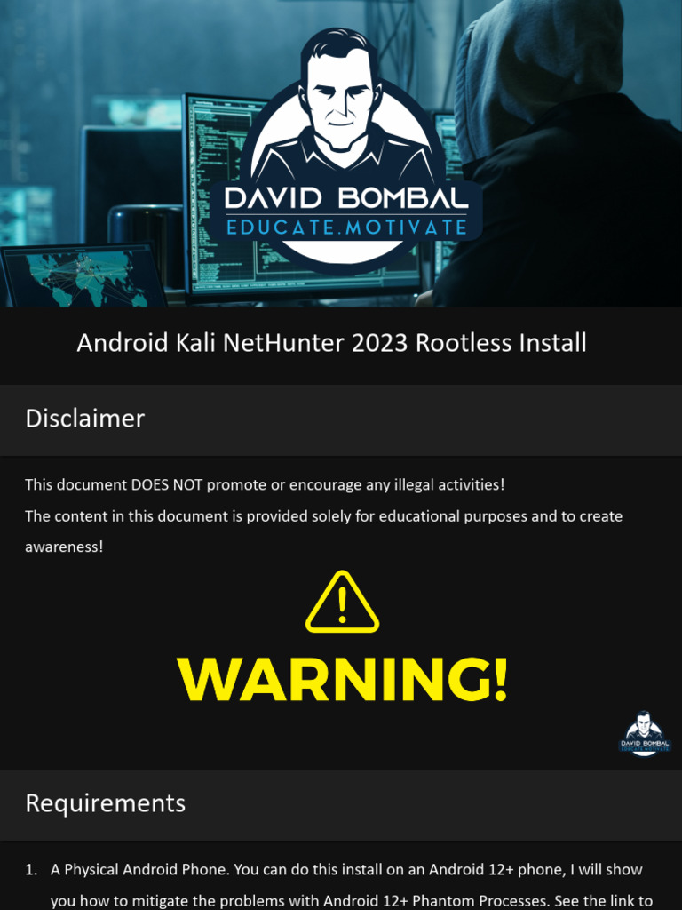 Android Kali NetHunter Install 2 | PDF | Android (Operating System) | Google Play
