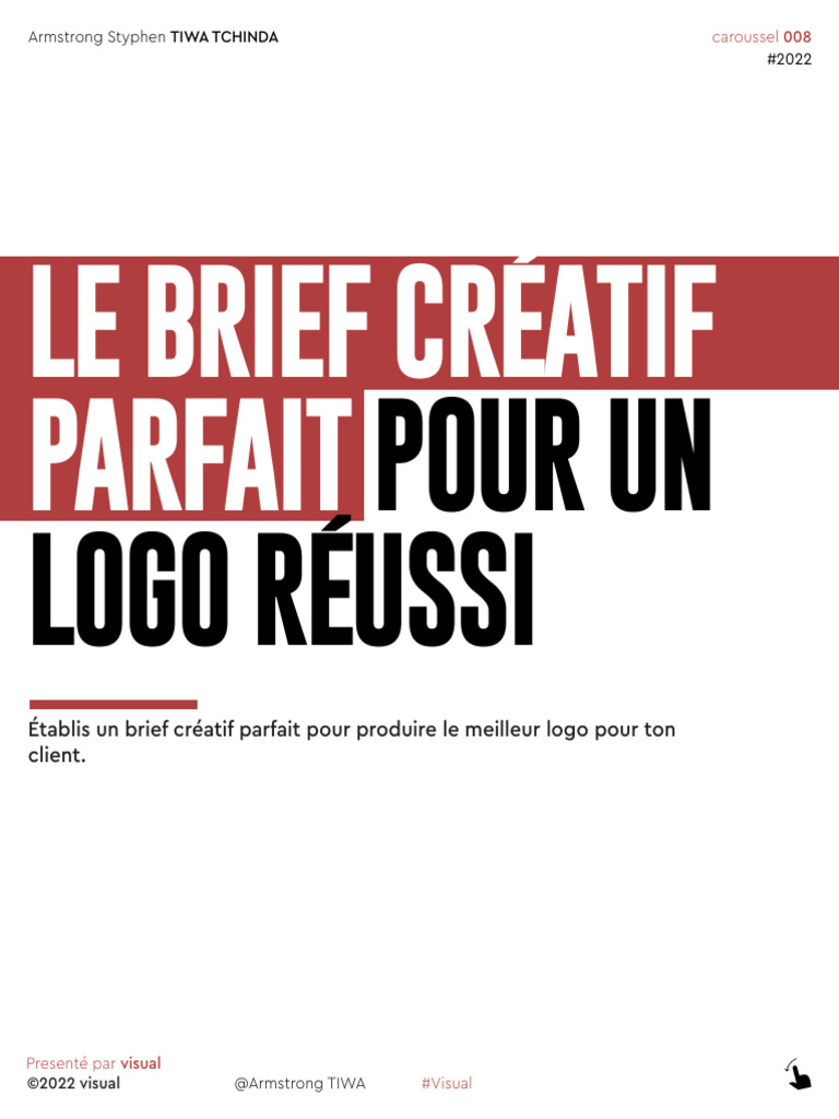 Brief créatif pour un logo réussi | PDF | Logos