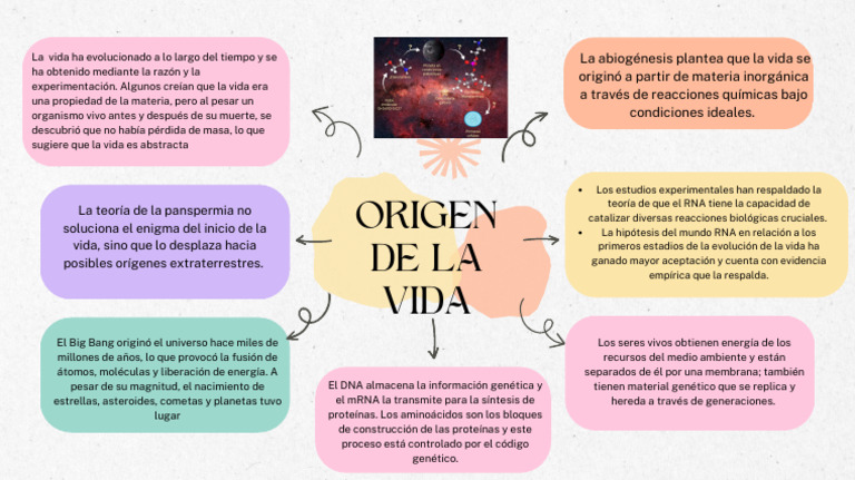 Origen de la Vida: Teorías y Evolución | PDF | Vida | Abiogénesis