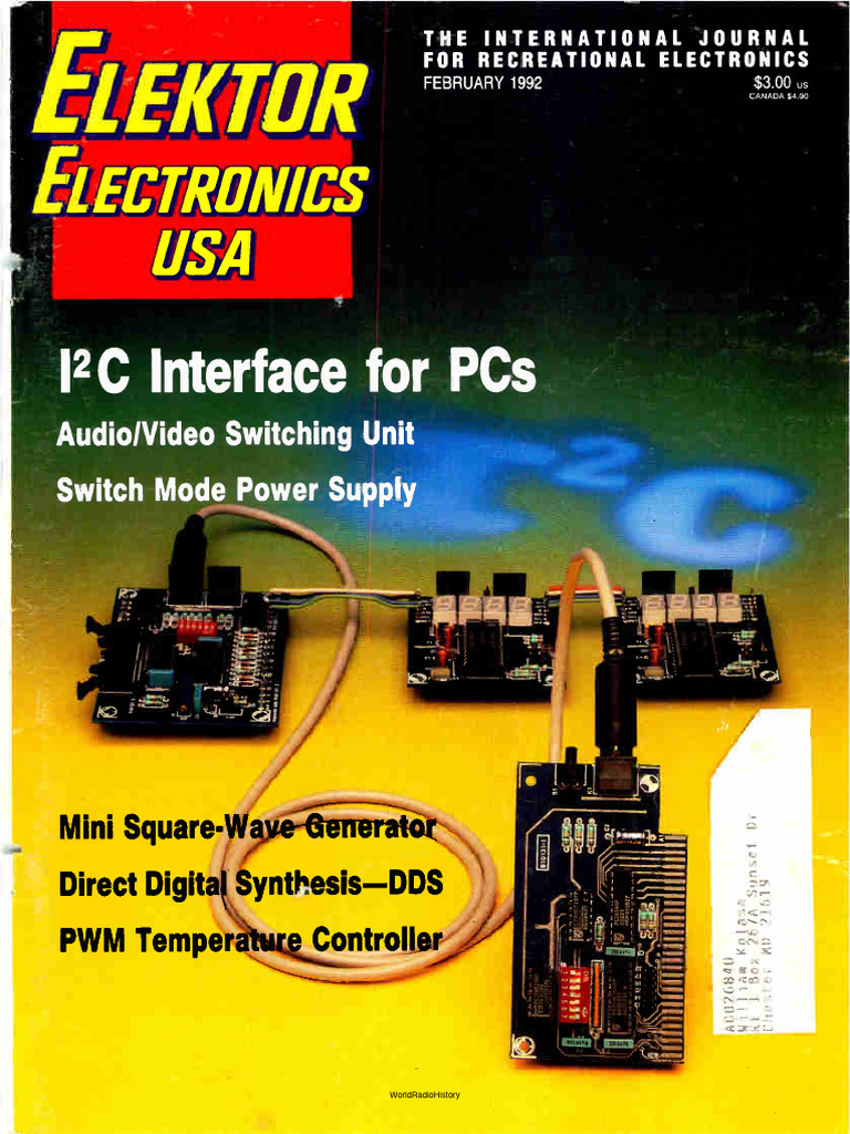Elektor Electronics USA 1992 02 | PDF | Loudspeaker | Power Supply