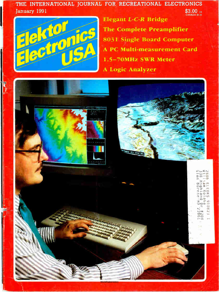 Elektor Electronics USA 1991 01 | PDF | Loudspeaker | Bipolar Junction ...